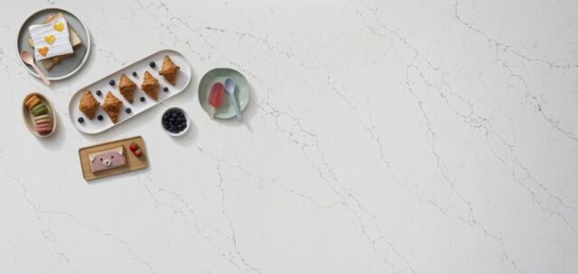 Blanco Avenza Orion Quartz | Primus Surfaces | Countertop Slabs