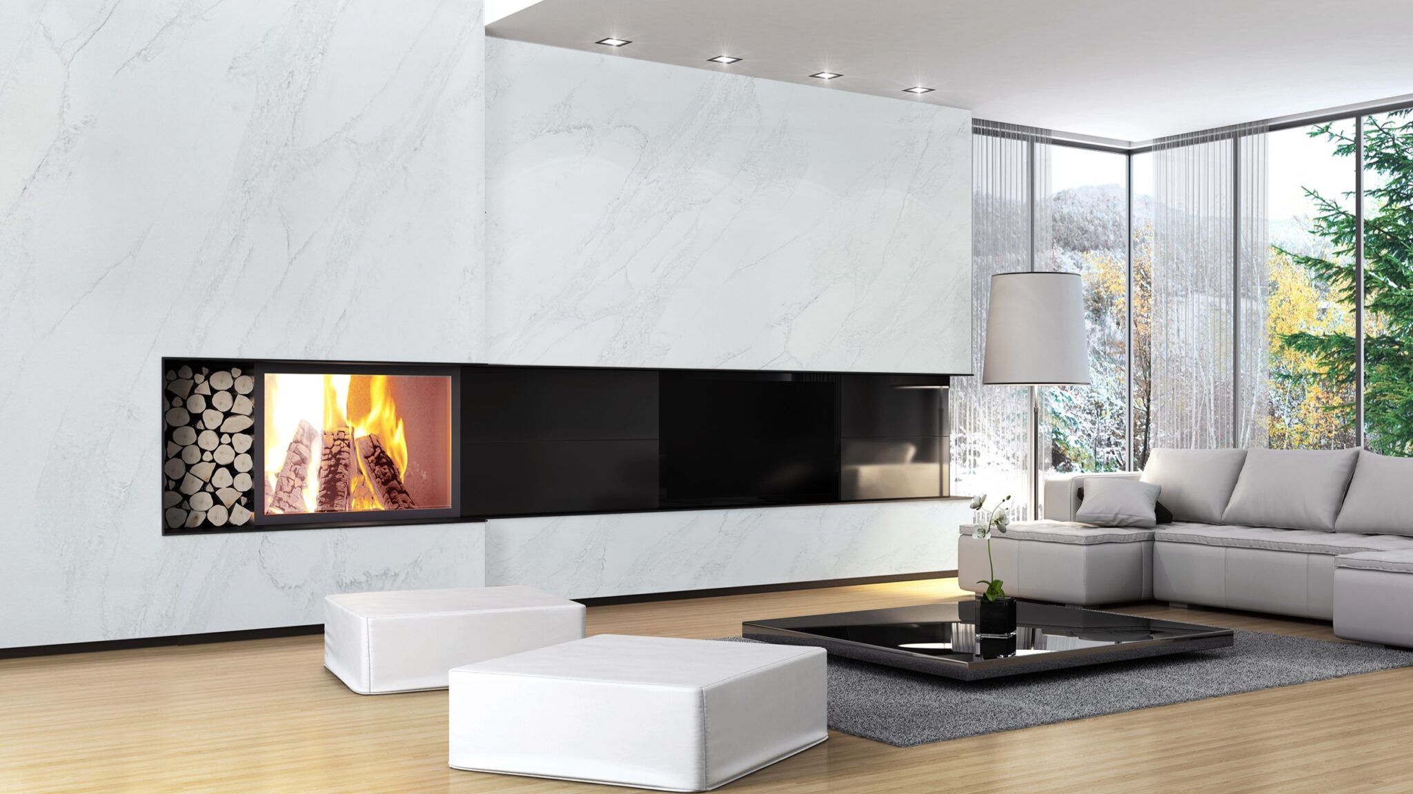 Calacatta Moonlit Pearl - Orion Quartz
